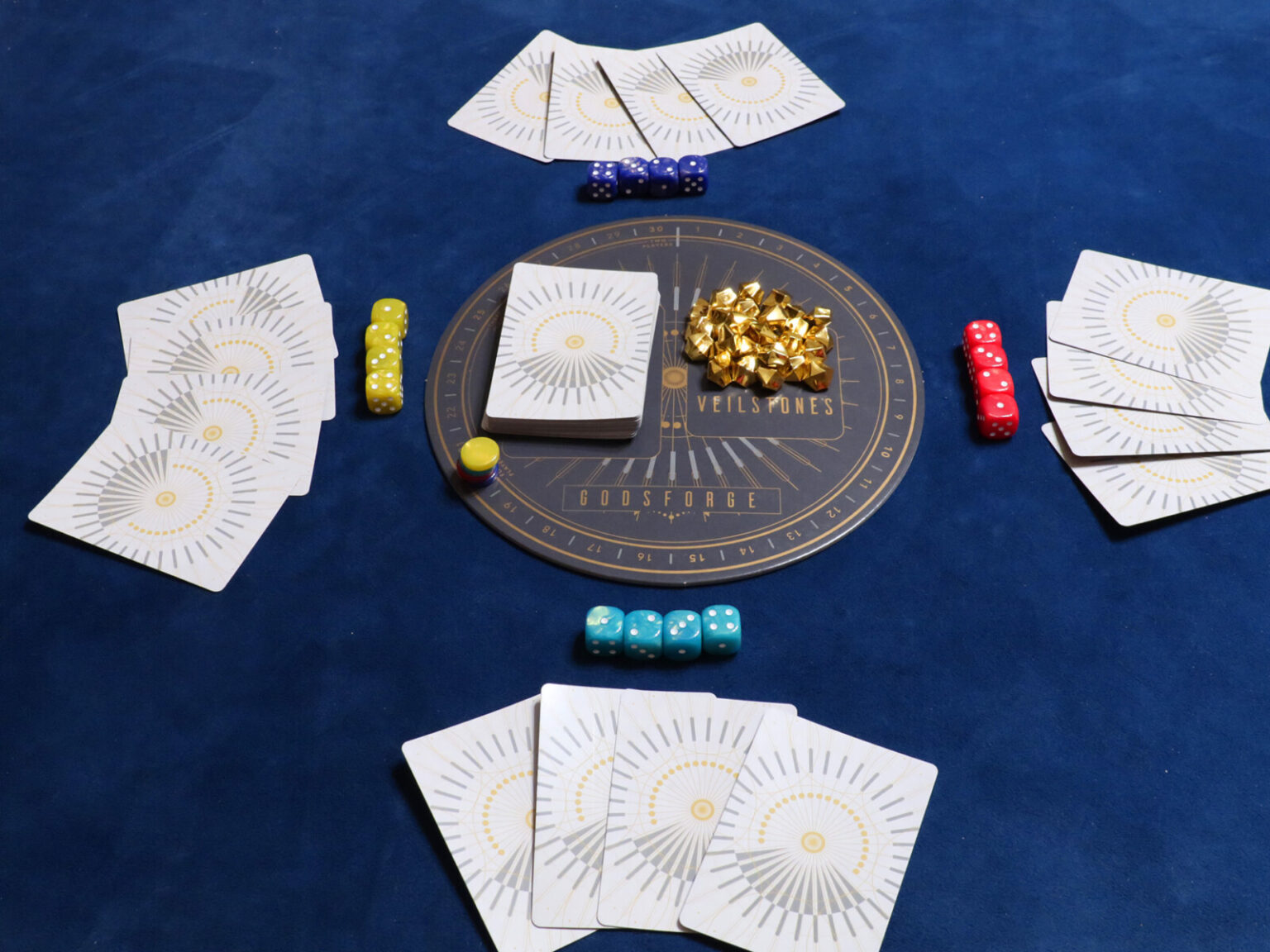 Godsforge Board Game Review - Assorted Meeples